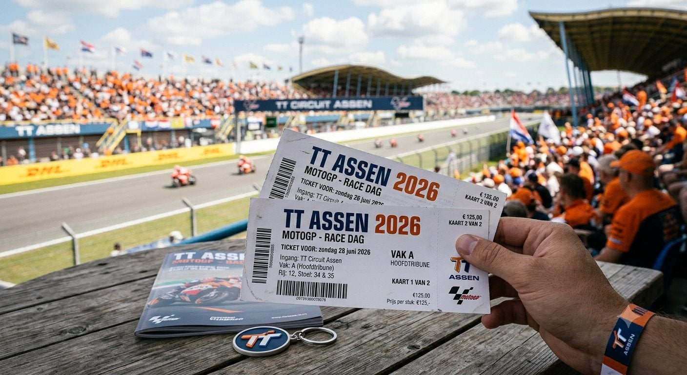 ≥ TT Assen, zondag, 2 tickets, Geert Timmer Tribune — Evenementen en ...