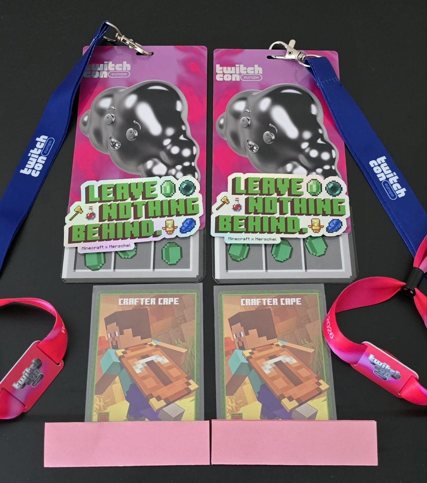 ≥ 2x Minecraft Crafter Cape - Twitchcon 2026 Europe Rotterdam ...