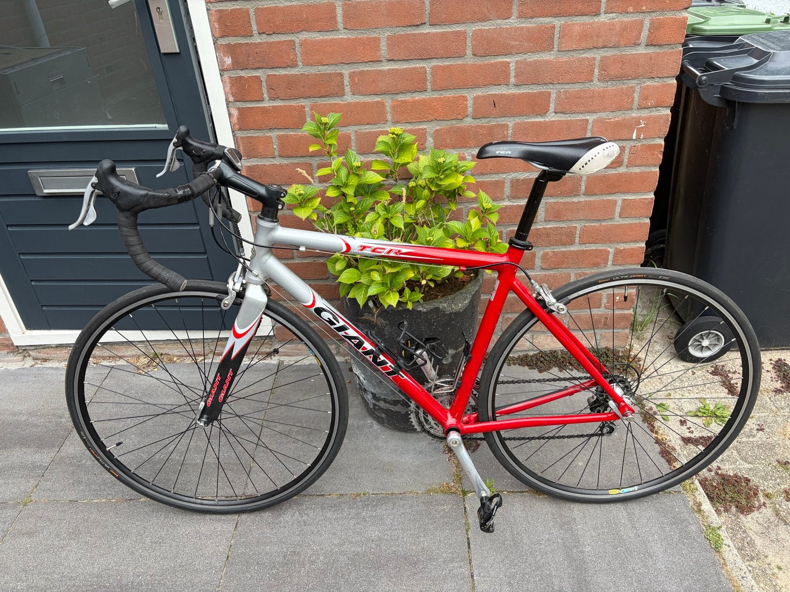 ≥ Giant TCR Racefiets - Rood/Zilver, Maat M — Fietsen | Racefietsen ...