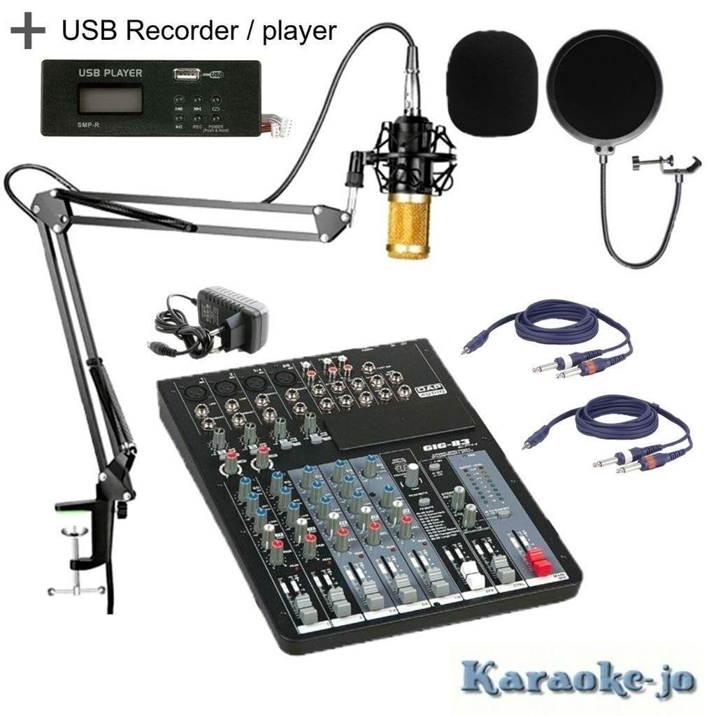 ≥ Home Studio Set voor Stream, Zang, Vlog, met record DAP-REC ...