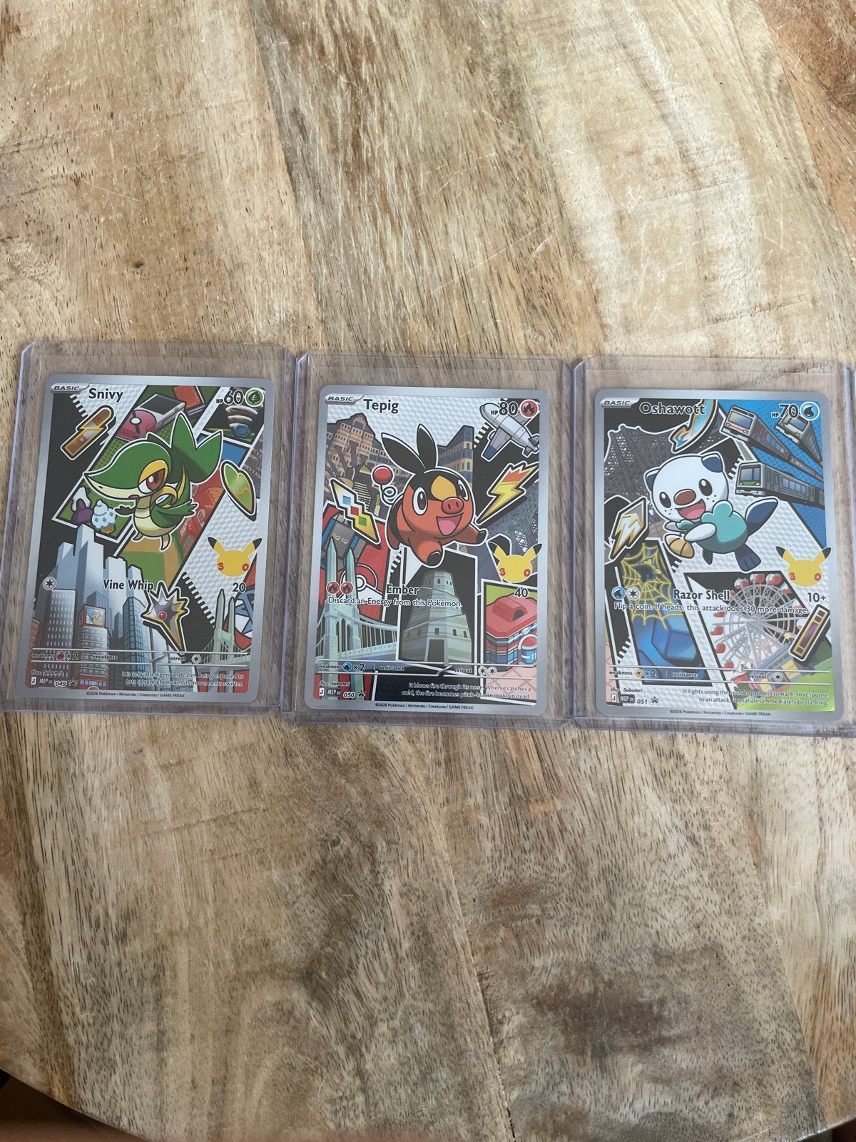 ≥ First Partner Series 2 Gen 5 (Snivy, Tepig, Oshawott) NM (m2415636065 ...
