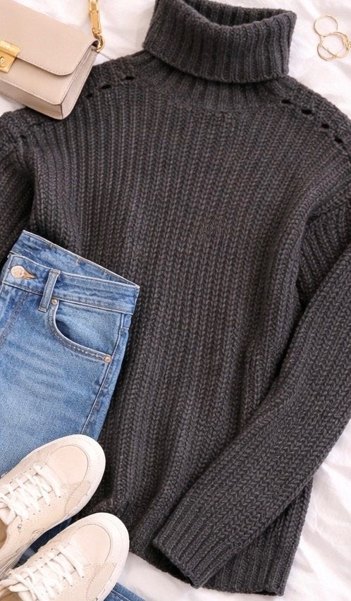≥ Costes grijs wollen oversized trui S nieuw — Truien en Vesten ...