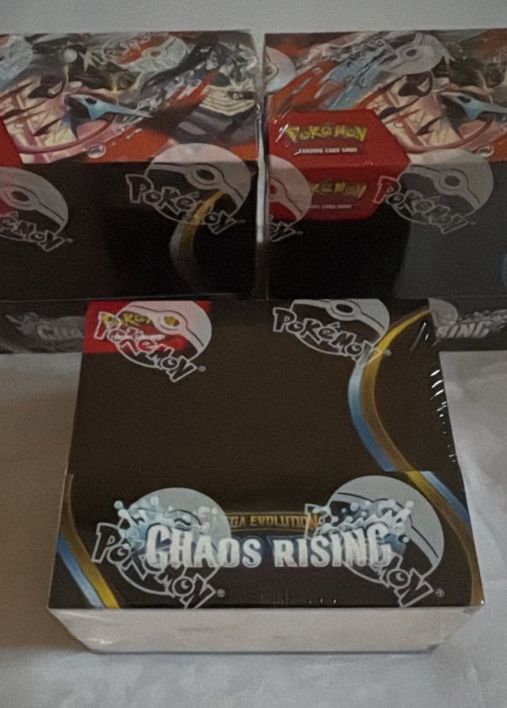 ≥ Pokémon TCG Mega Evolution Chaos Rising Booster Box (m2408373987 ...
