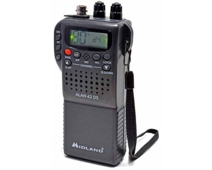 ≥ Midland Alan 42DS 27mc Portofoon+Lithium Accu+Firestik NG ...