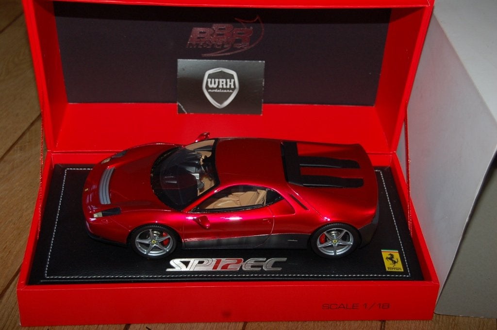 ≥ FERRARI SP12 EC red metallic BBR zie info WRH — Modelauto's | 1:18 ...