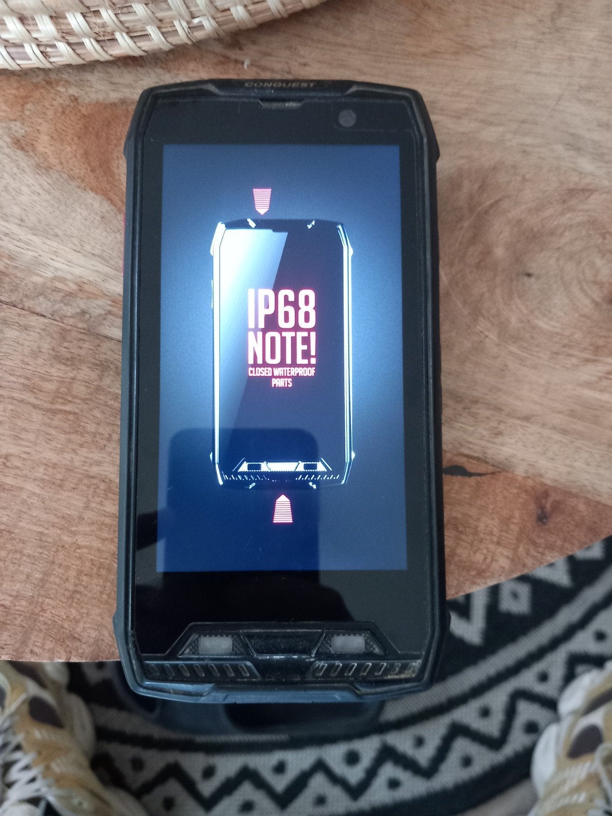 ≥ Conquest robuuste waterdichte werktelefoon — Mobiele telefoons ...
