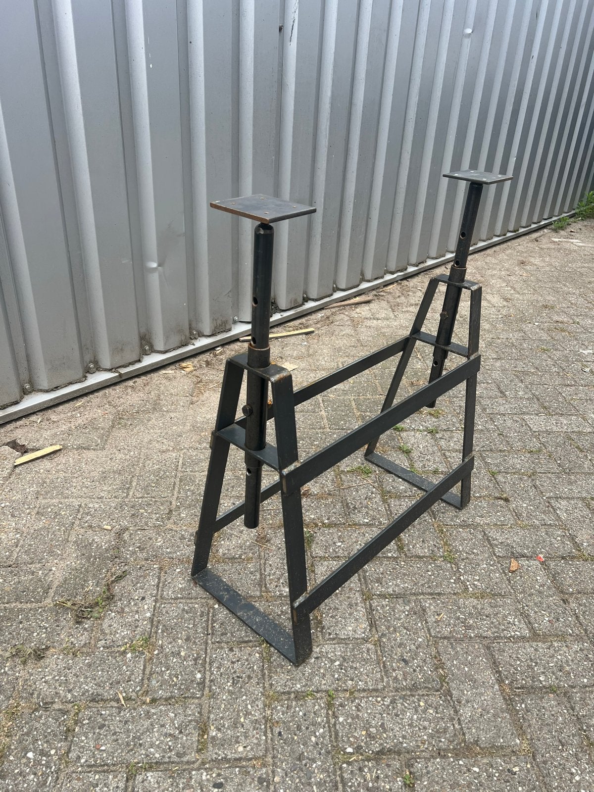 ≥ Verstelbaar stalen frame tafel (m2408509656) — Tafelonderdelen ...