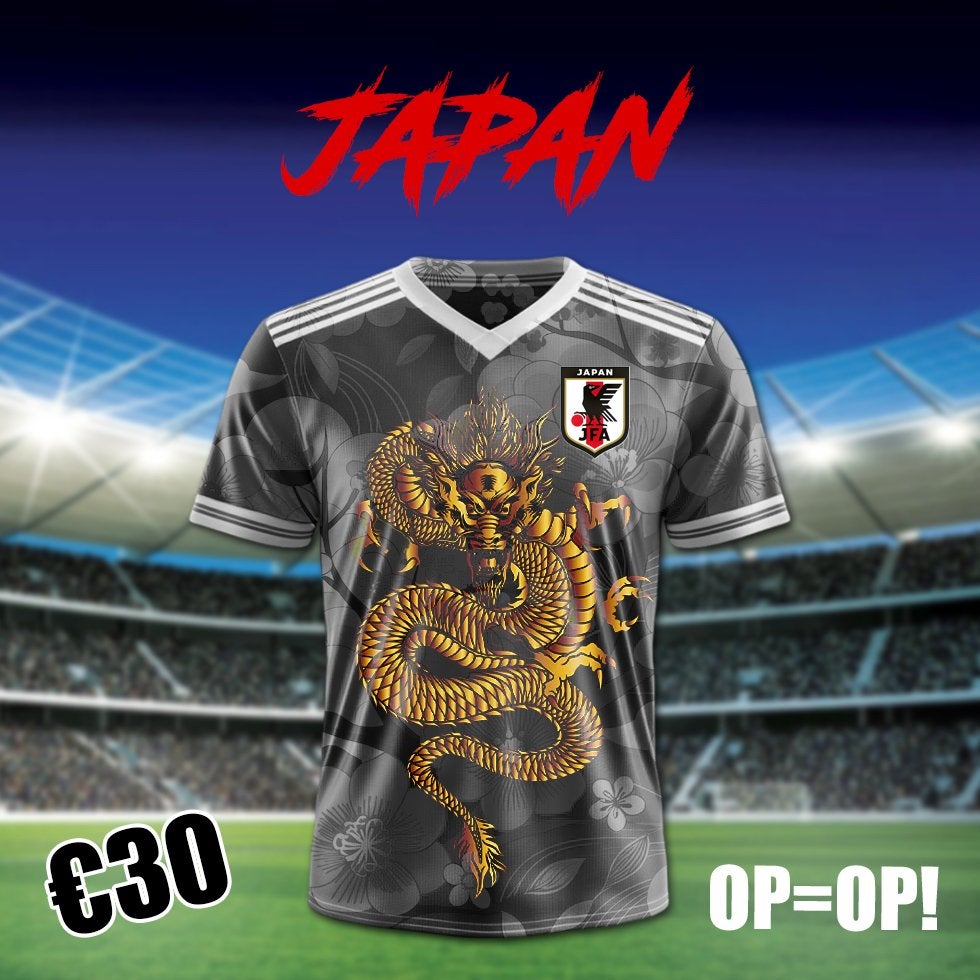 ≥ Japan Voetbalshirt Draak Design - Nieuw! — Voetbal — Marktplaats
