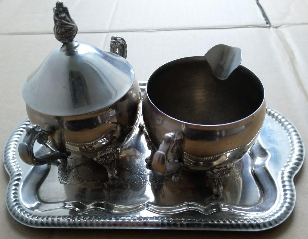 ≥ Vind suiker melk set in Antiek | Glas en Kristal op Marktplaats