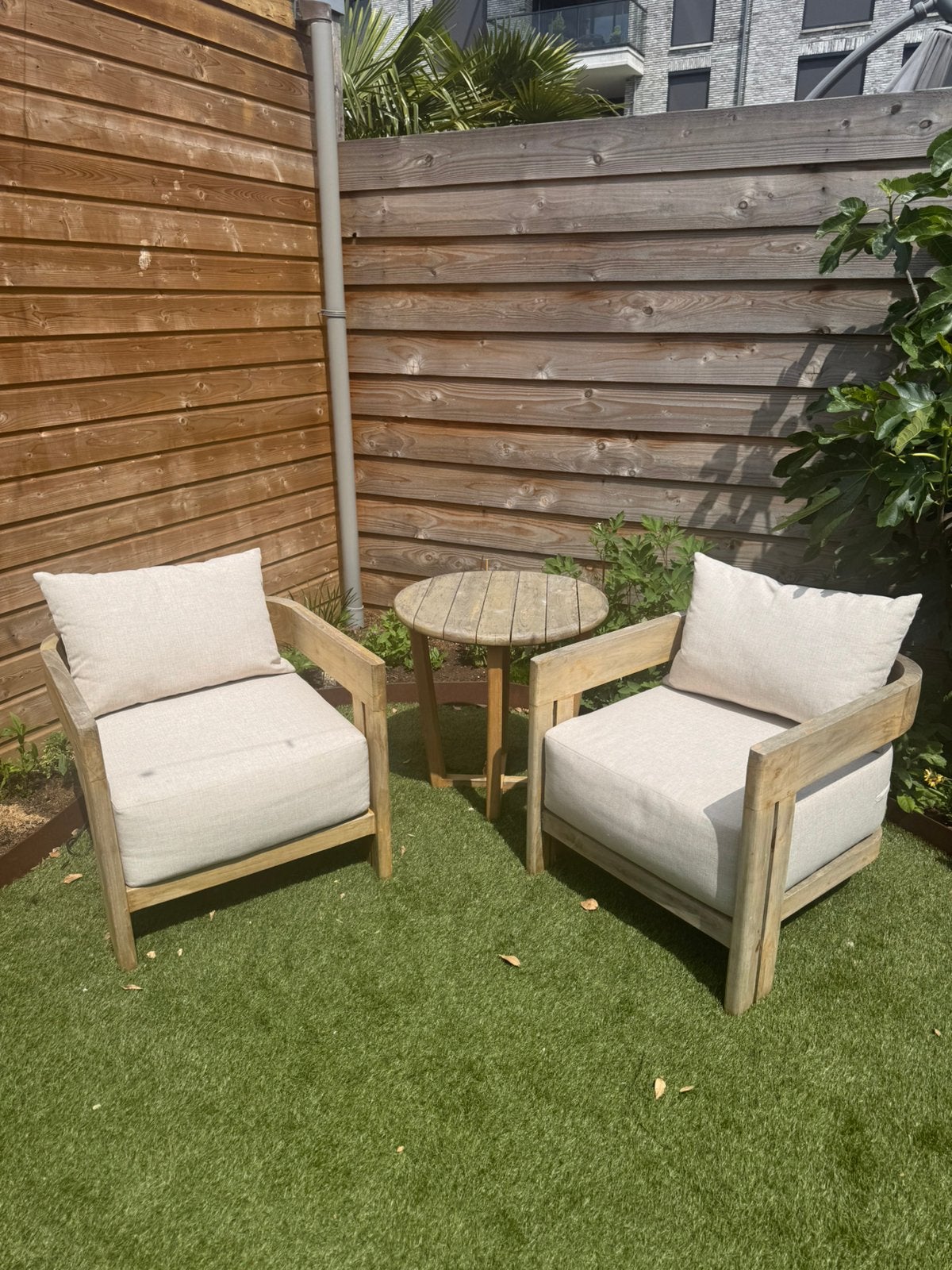 ≥ Loods5 tuinstoel hout (m2404080416) — Tuinsets en Loungesets ...