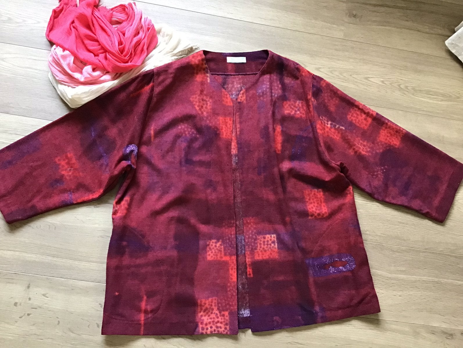 ≥ PAAPJE!Exclusief Jasje XXL En Bijp.Sjaal.Stijlvol&Kleurrijk! — Grote ...