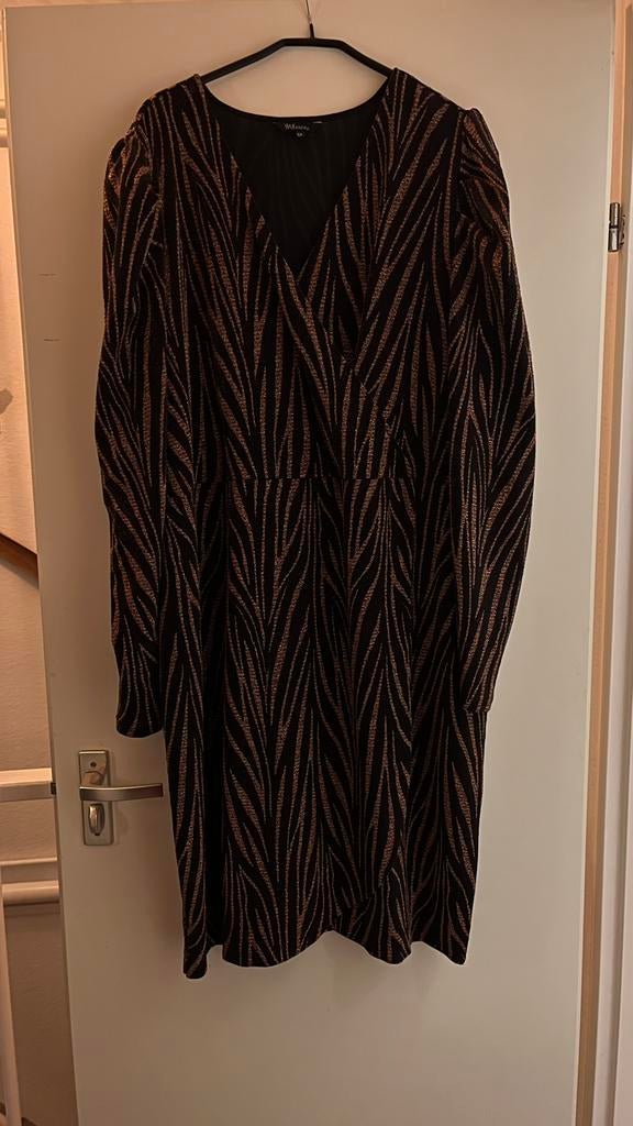 ≥ Bruine glitterjurk MS Mode maat 54 (m2390963301) — Grote Maten ...