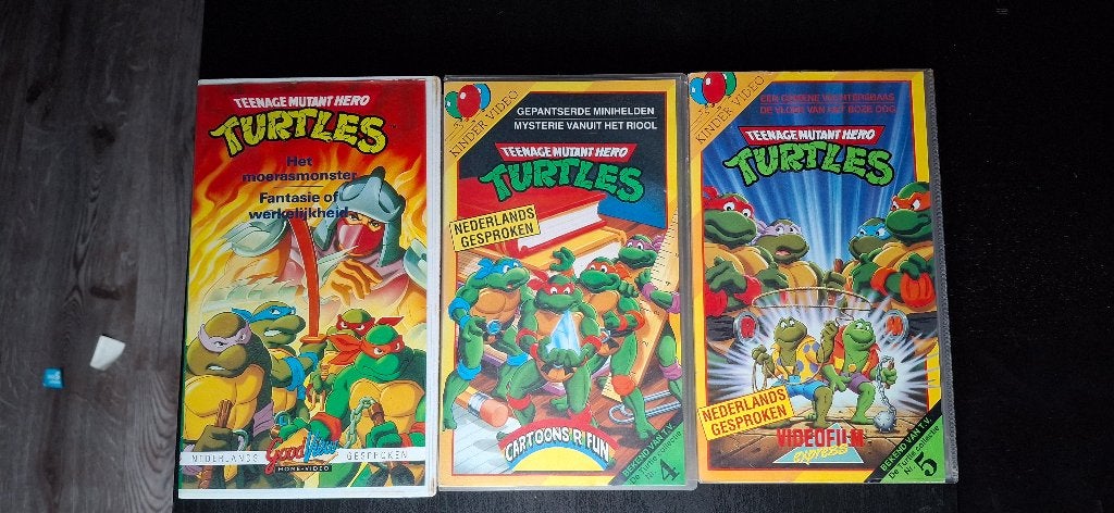 ≥ Teenage Mutant Hero Turtles videobanden — VHS | Kinderen en Jeugd ...