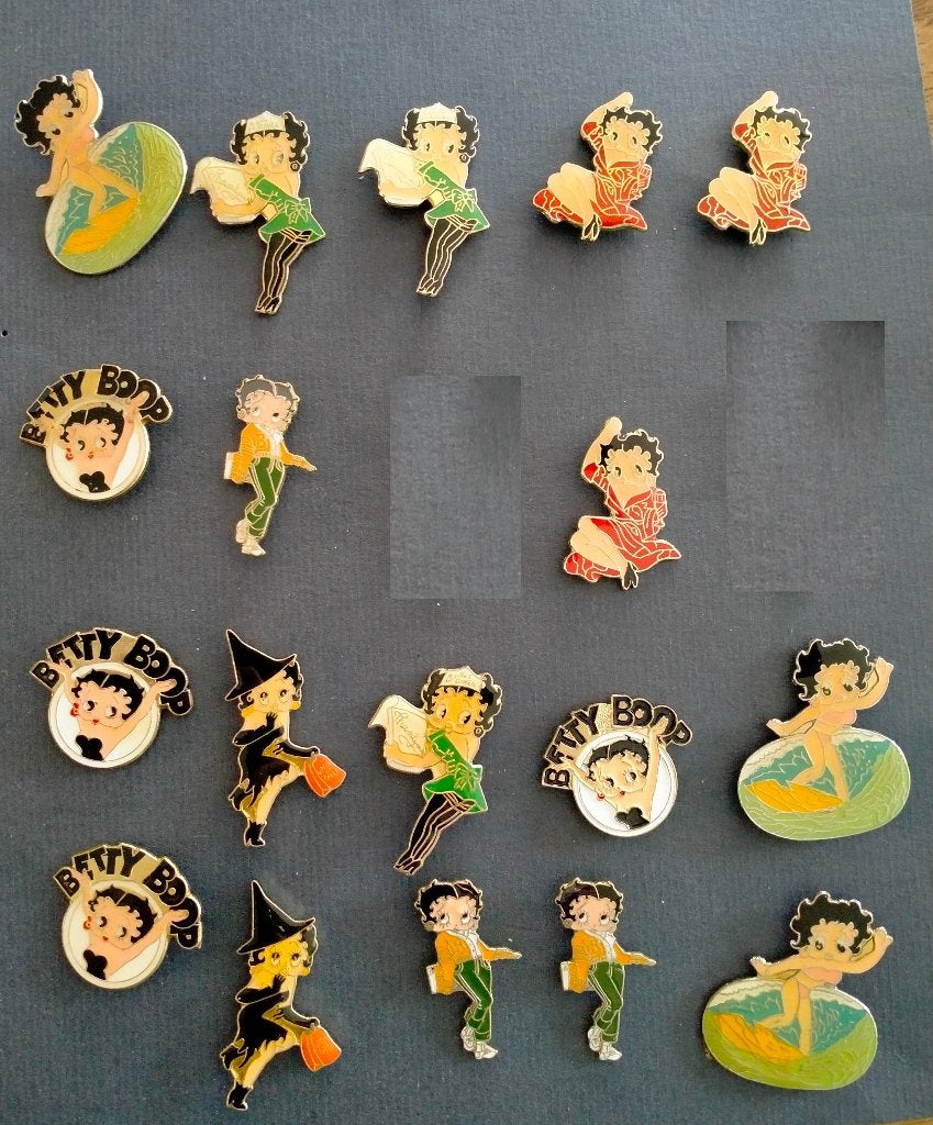 ≥ Betty Boop strip stripfiguur comic pin-up tekenfilm pins — Speldjes ...
