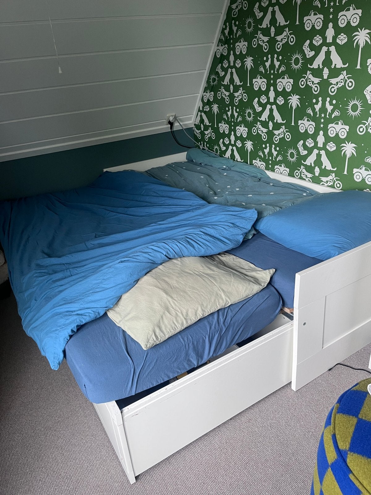 ≥ Ikea uitschuifbaar bed Brimnes (m2406925883) — Slaapkamer | Bedden ...