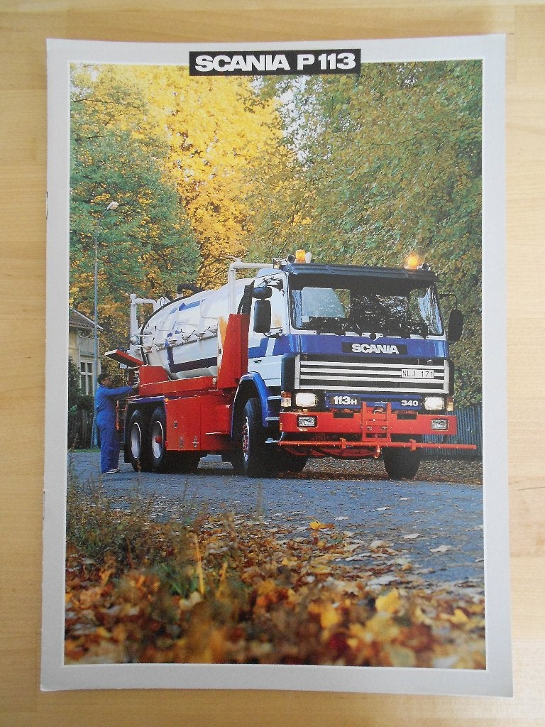 ≥ Scania P113 Brochure 1988 – P 113 Front — Auto's | Folders en ...