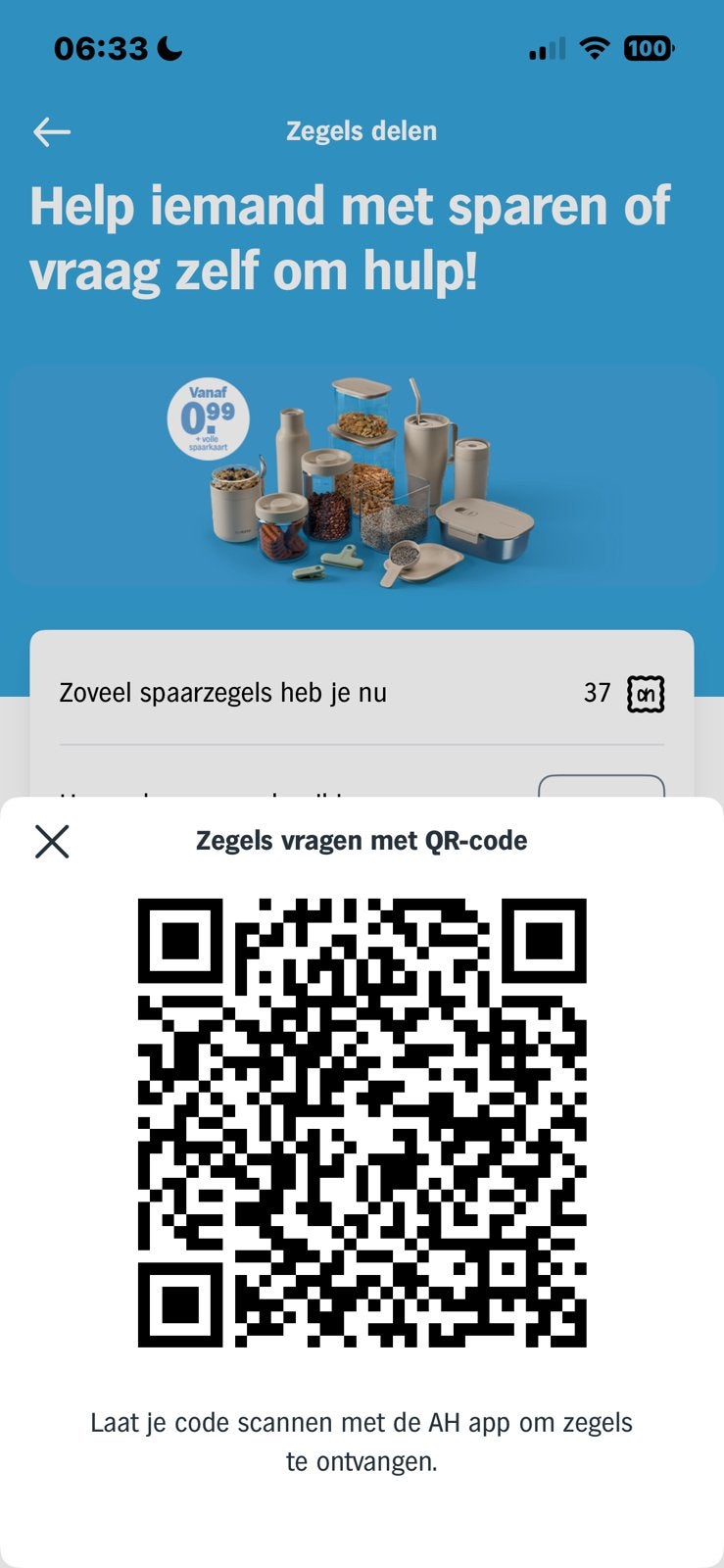 ≥ Zegels gevraagd; Brabantia van AH — Spaarzegeltjes — Marktplaats