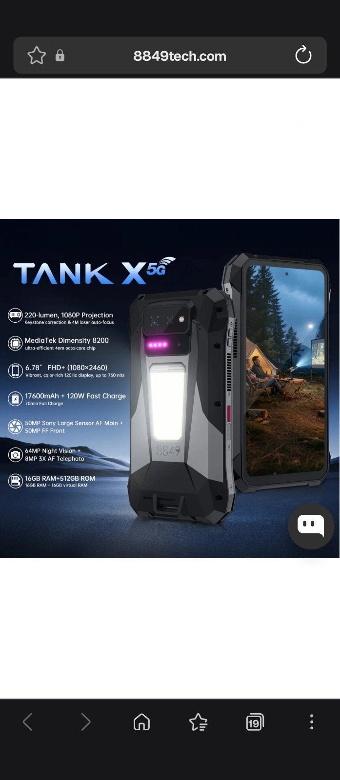 ≥ Unihertz 8849 Tank X — Mobiele telefoons | Overige merken — Marktplaats