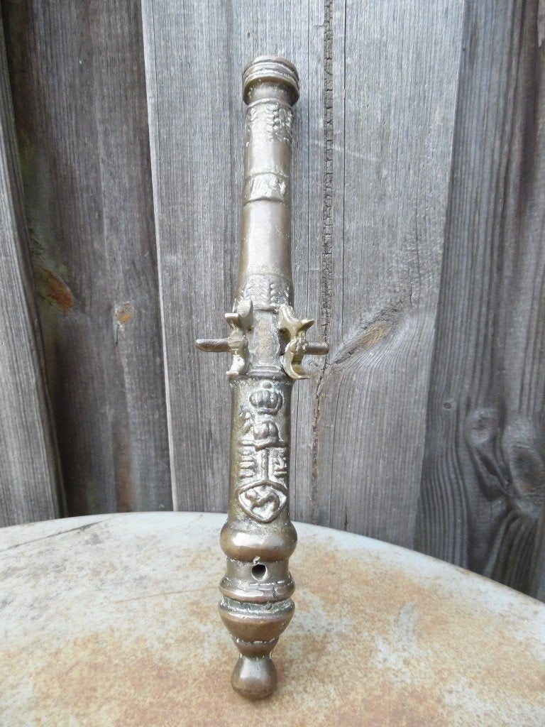 ≥ Bronzen canon de midi, middagskanon, Brons, Kanon, replica? — Curiosa ...