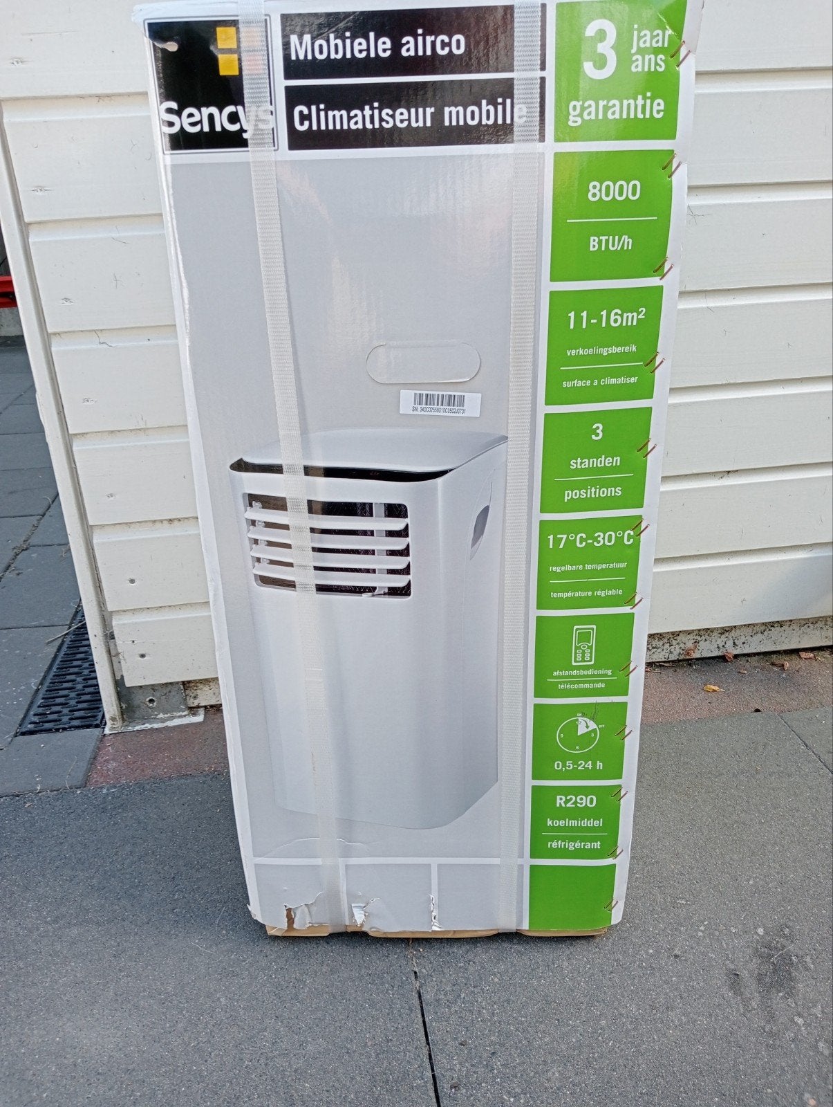 ≥ Sencys Mobiele Airco 8000 BTU/h - Nieuw in doos — Airco's — Marktplaats