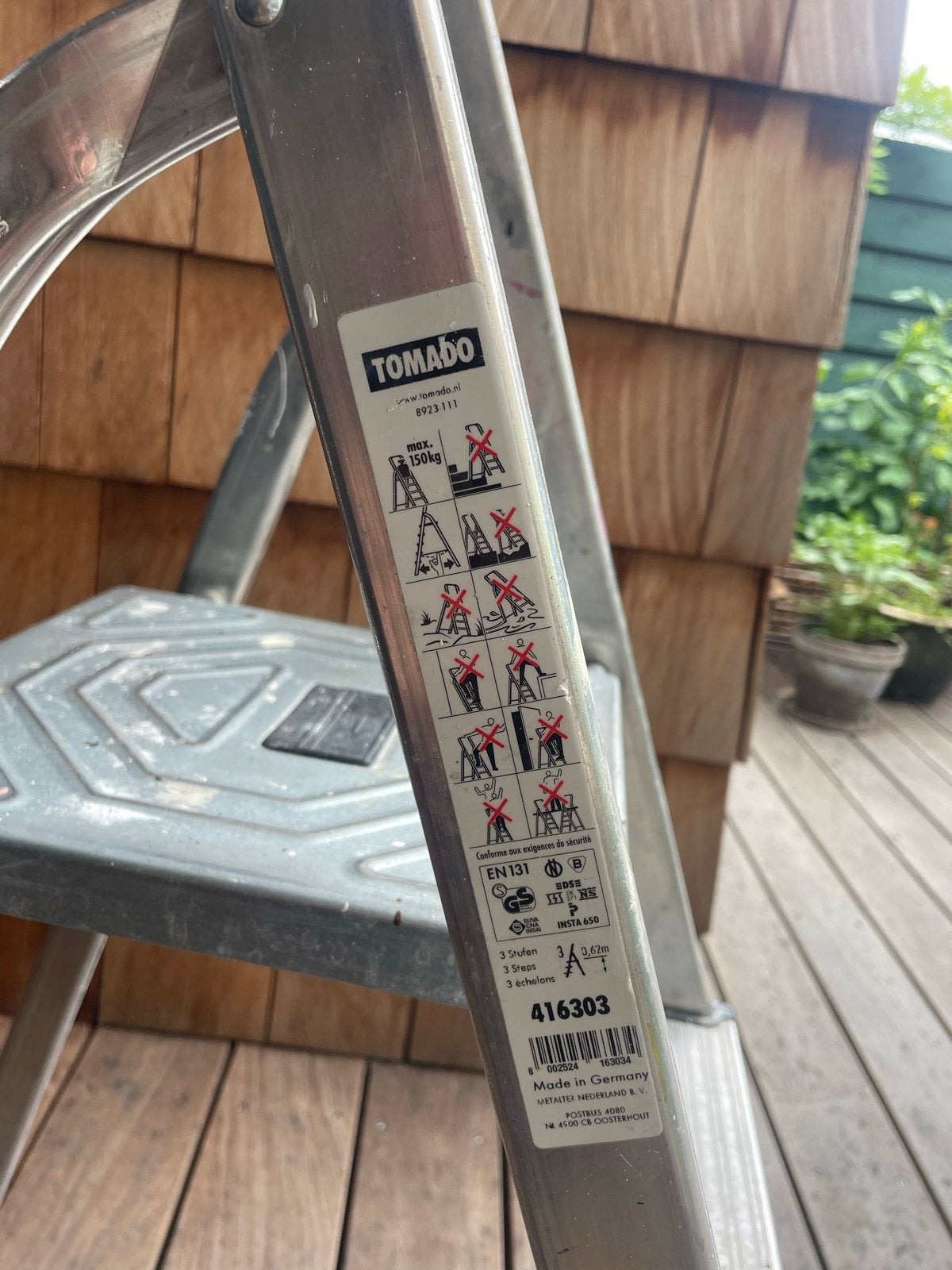 ≥ Tomado Huishoudtrap 3 treden — Ladders en Trappen — Marktplaats