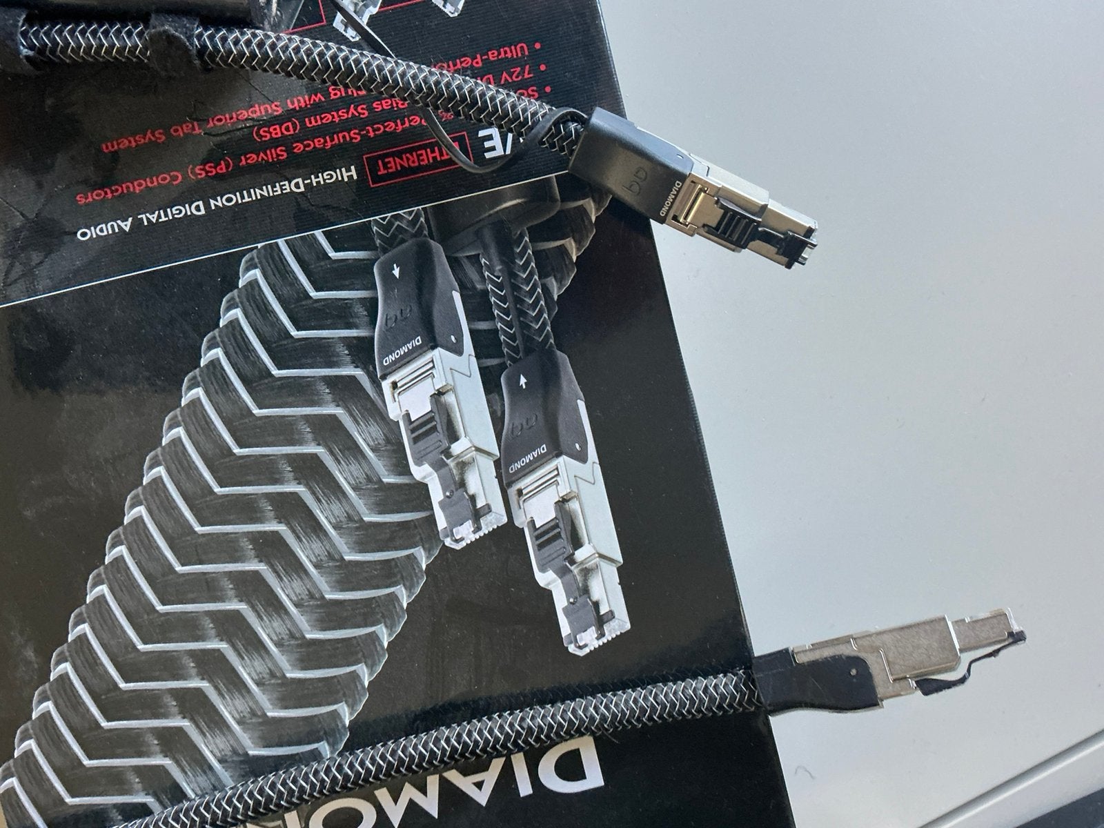 ≥ AudioQuest DIAMOND RJ/E Diamond Ethernet (Cat7) 0,75 m — Audiokabels ...