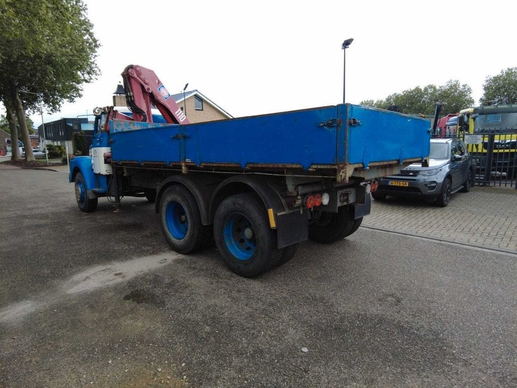≥ 1977 Scania 86 6x2 Kipper met Kraan — Vrachtwagens — Marktplaats