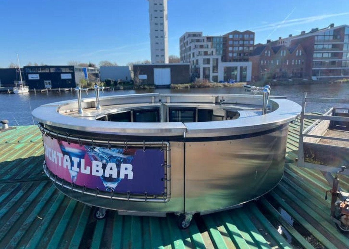≥ Professionele cocktailbar met taps en koeling - event/horeca ...