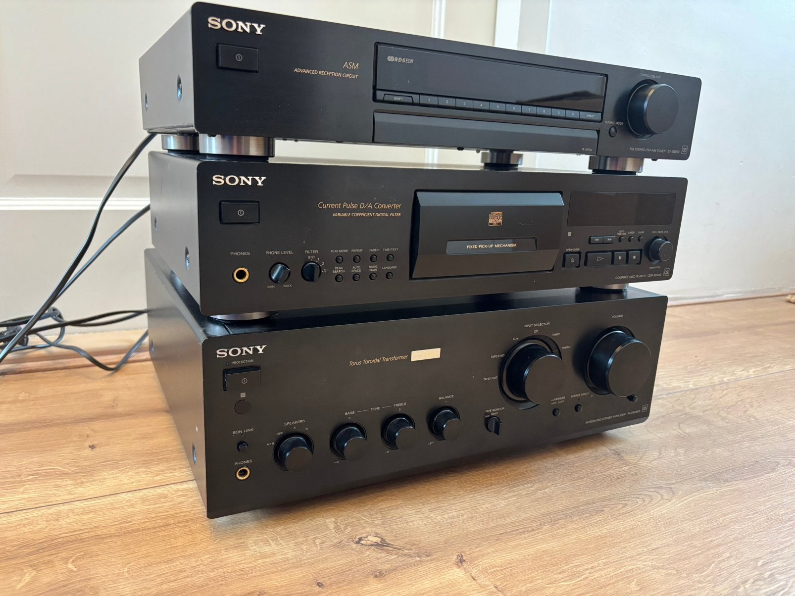 ≥ Sony Stereo Toren: Versterker, CD-speler, Tuner + Afstandsbe ...