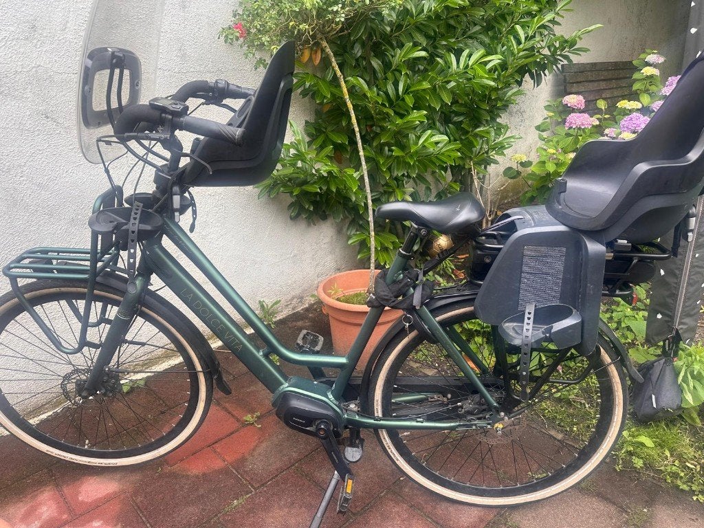 ≥ BSP la dolca vita mama e-bike met kinderzitjes — Elektrische fietsen ...