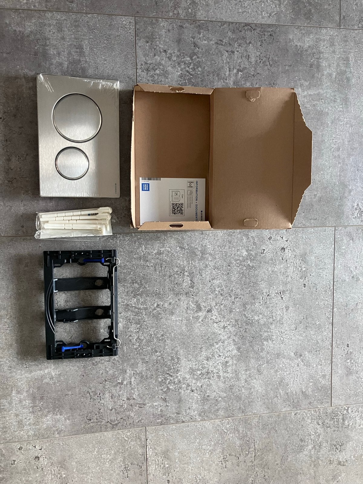 ≥ Geberit Sigma20 bedieningsplaat RVS geborsteld - Nieuw — Sanitair ...