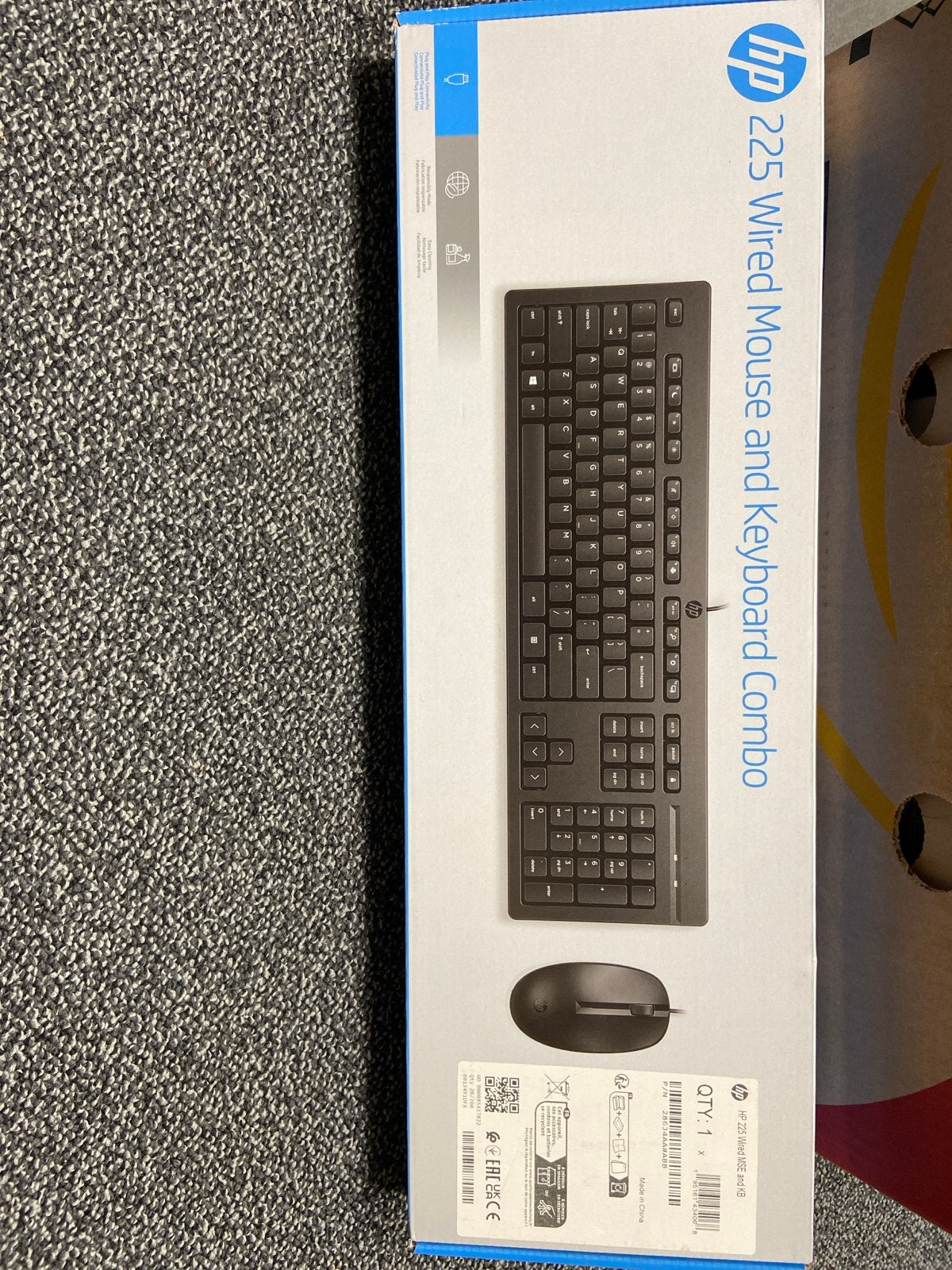 ≥ HP 225 Bedrade Muis en Toetsenbord Combo - Nieuw in doos — Muizen ...