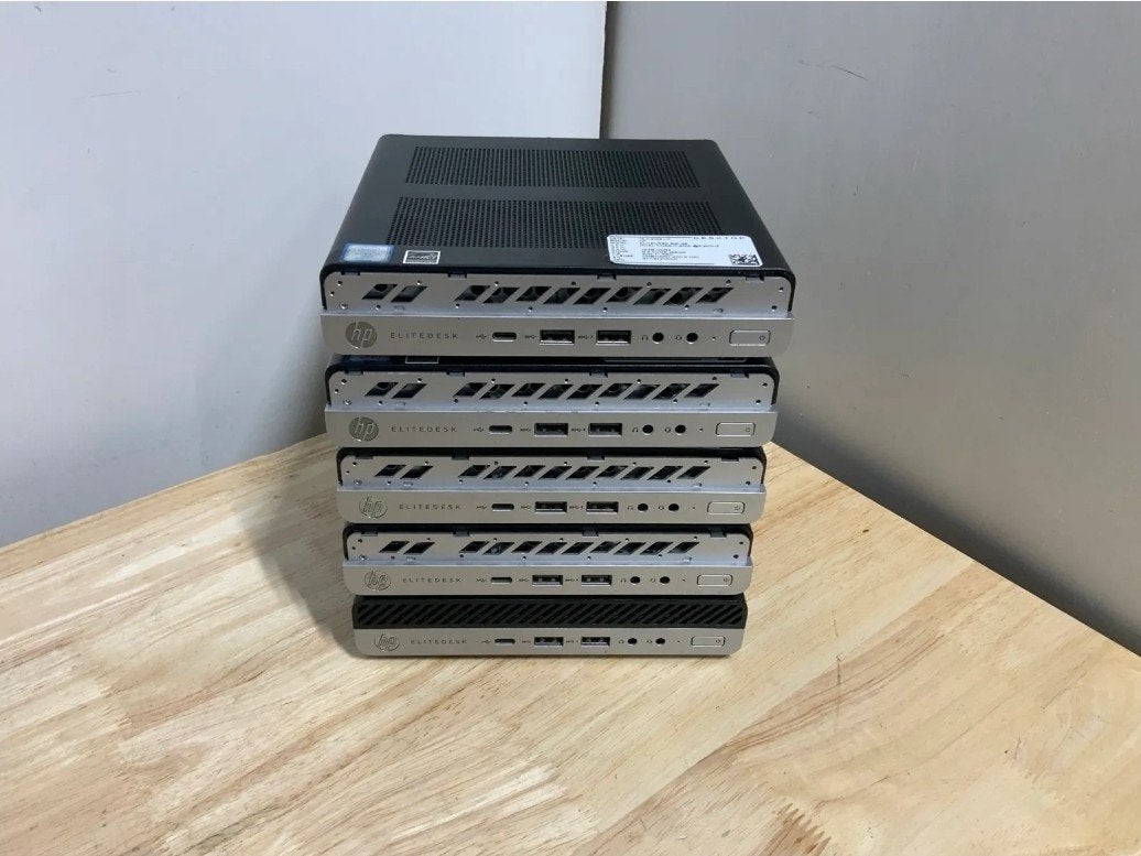 ≥ 5x HP EliteDesk 800 G4 Mini Desktop i7-8700 (m2407930639) — Desktop ...