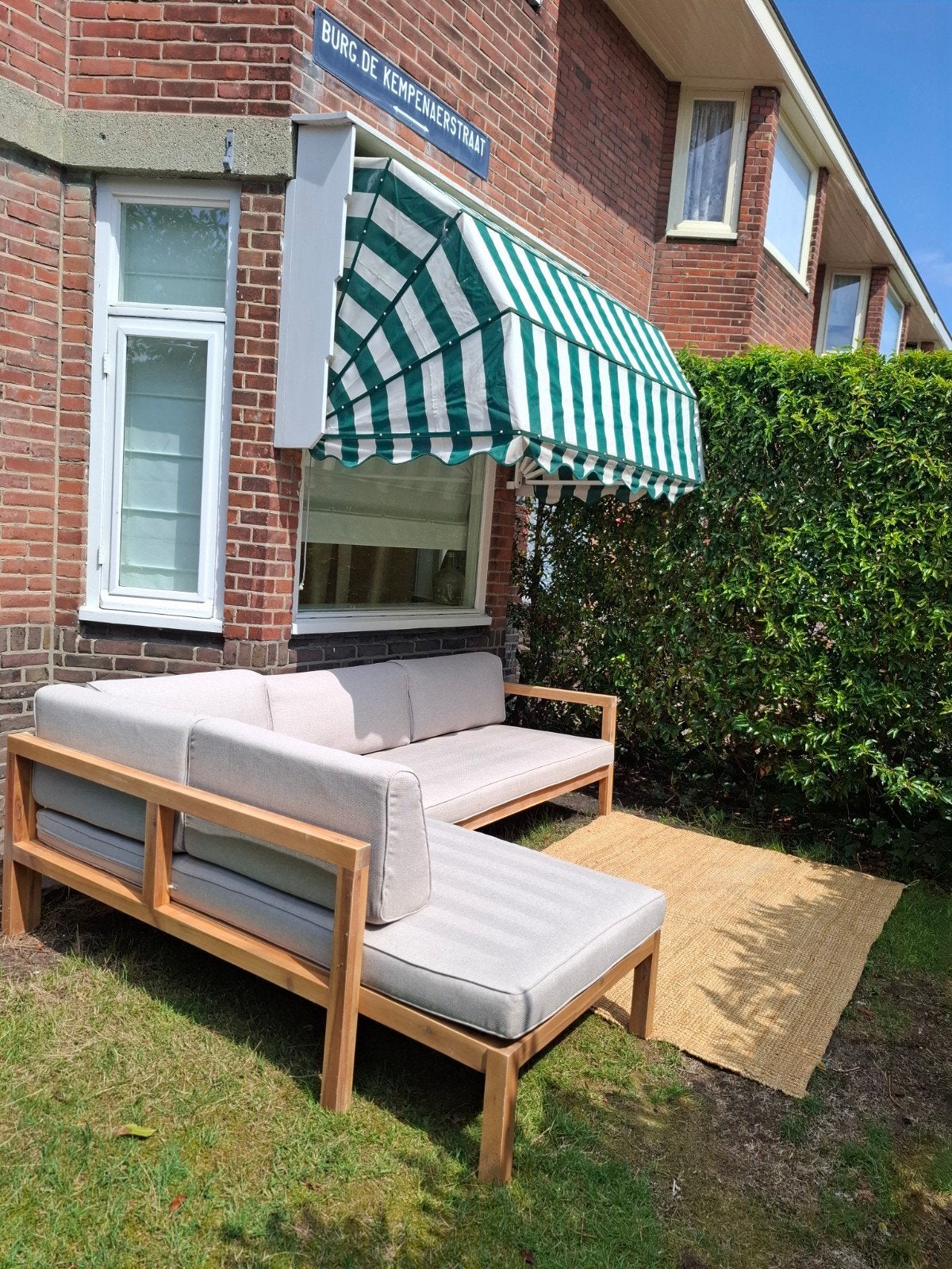 ≥ Zo goed als nieuw loungeset incl kussens van Karwei — Tuinsets en ...
