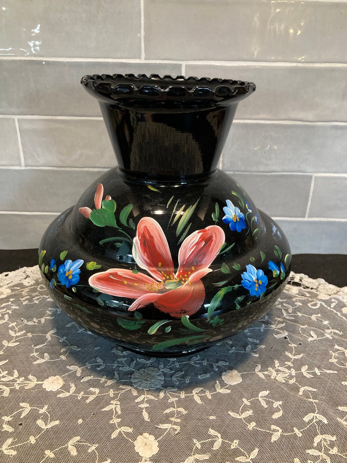 ≥ Vind booms glas vaas in Antiek | Glas en Kristal op Marktplaats