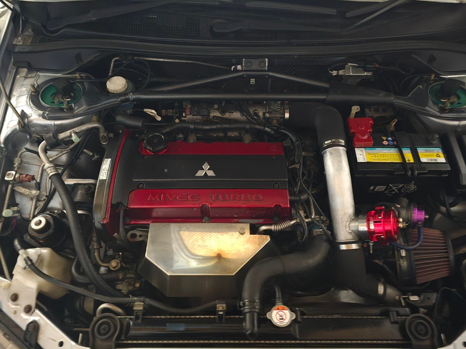 ≥ Evo 9 JDM OEM Turbo Kit met Spruitstuk & Downpipe — Motor en ...