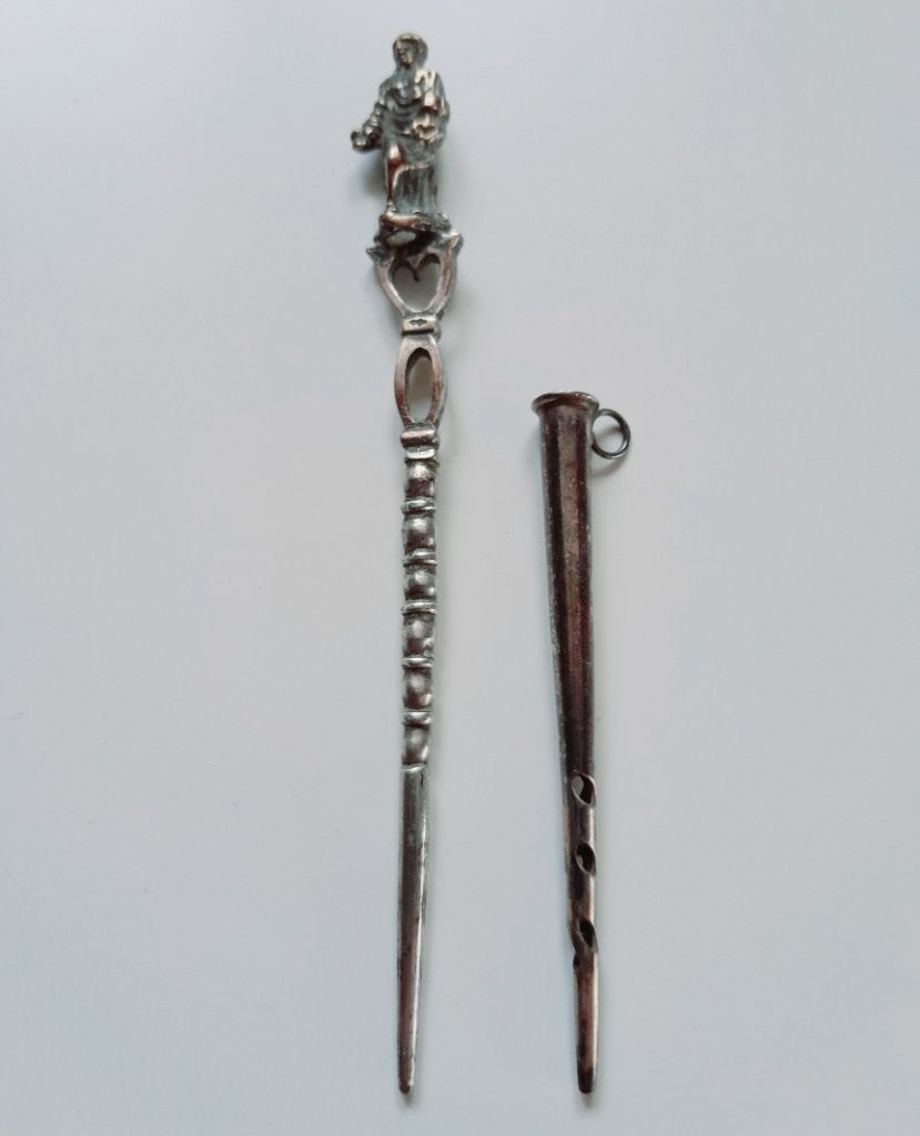 ≥ Zilveren pijpenwroeter met Apostel (Petrus) (m2406320042) — Antiek ...