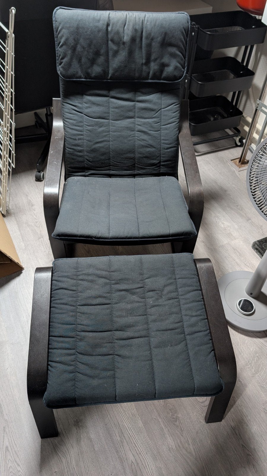 ≥ Gratis ikea poang met voetenbankje — Fauteuils — Marktplaats