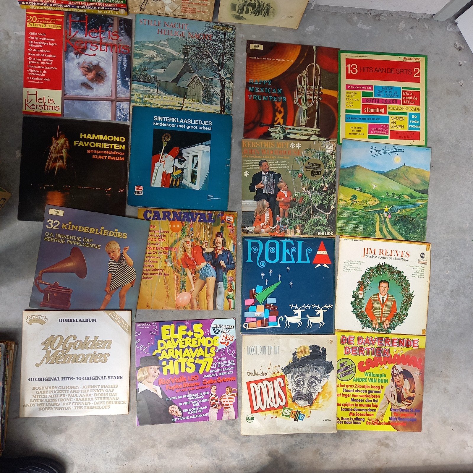 ≥ Grote collectie vintage vinyl platen - Pop, Klassiek, Kerst — Vinyl ...