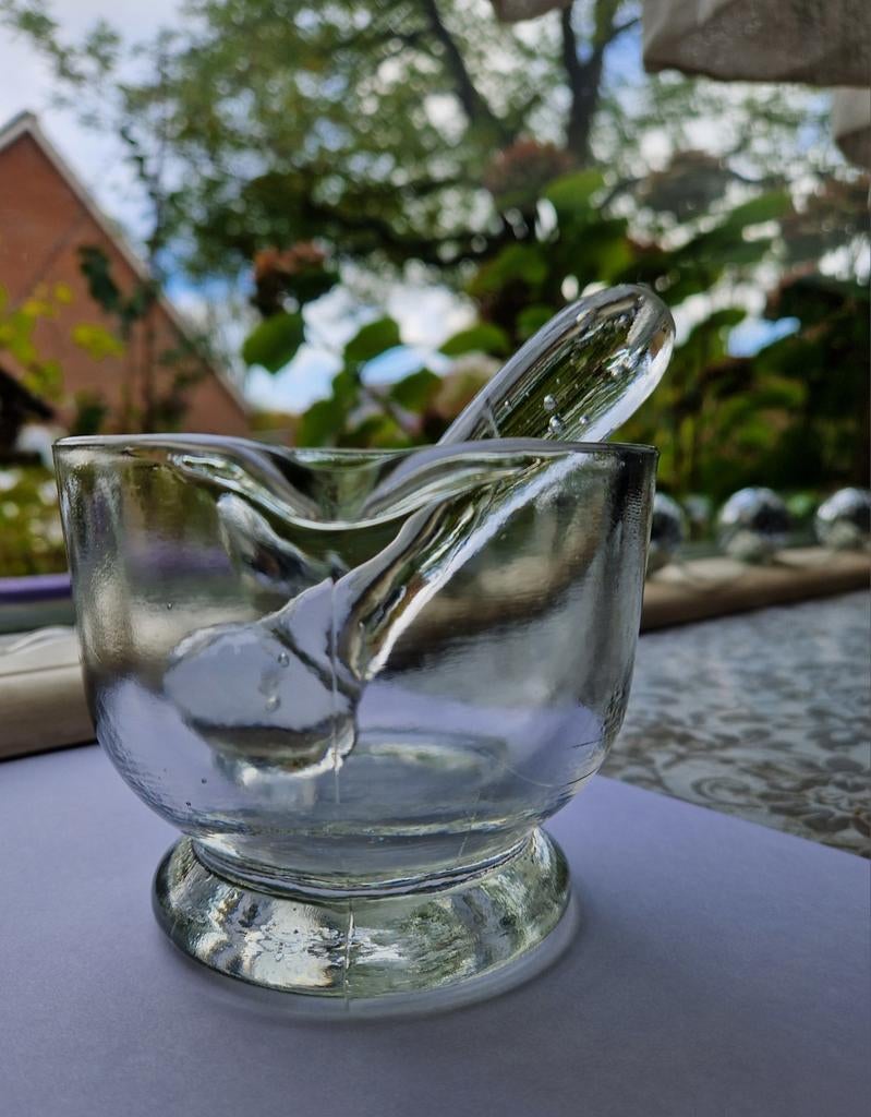 ≥ Vind glazen vijzel in Antiek | Glas en Kristal op Marktplaats