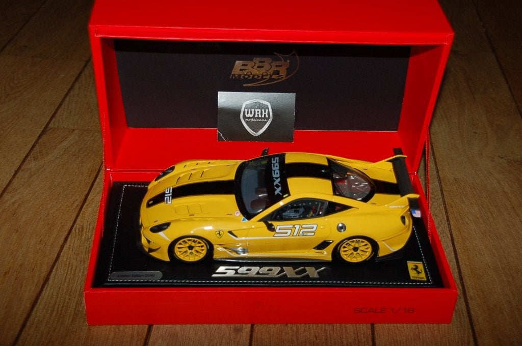 ≥ 1:18 FERRARI 599 XX #512 BBR zie info USED WRH — Modelauto's | 1:18 ...