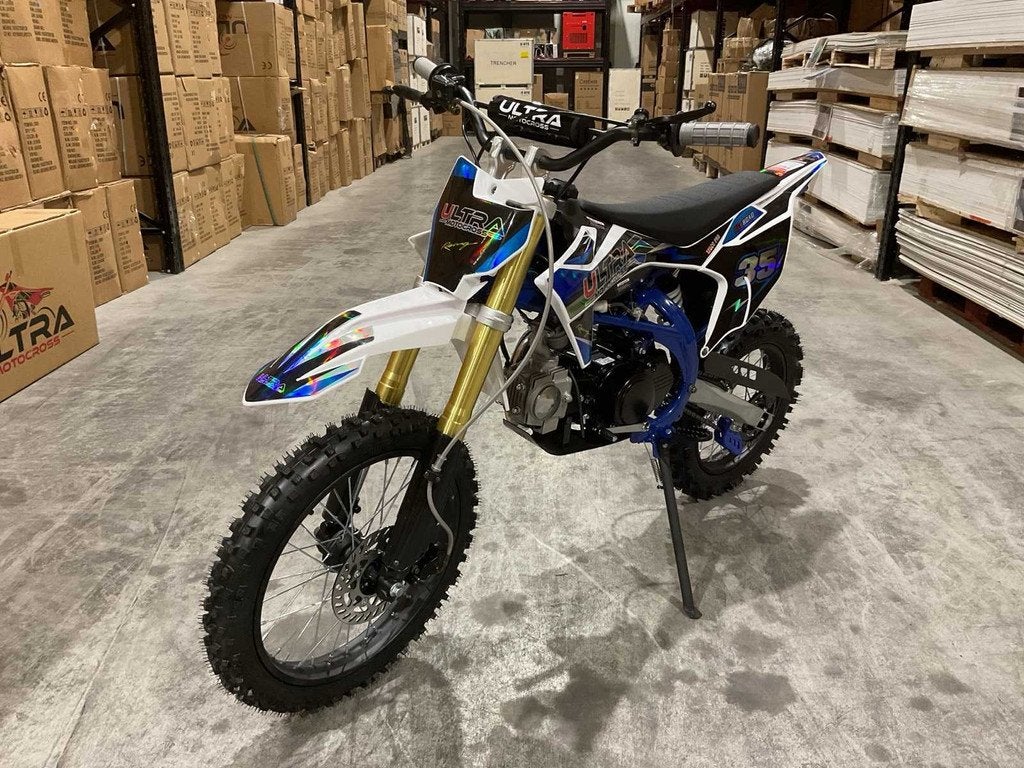 ≥ Ultra Motocross DB003 26DE 125cc Blauw Motorfiets — Motoren | Overige ...