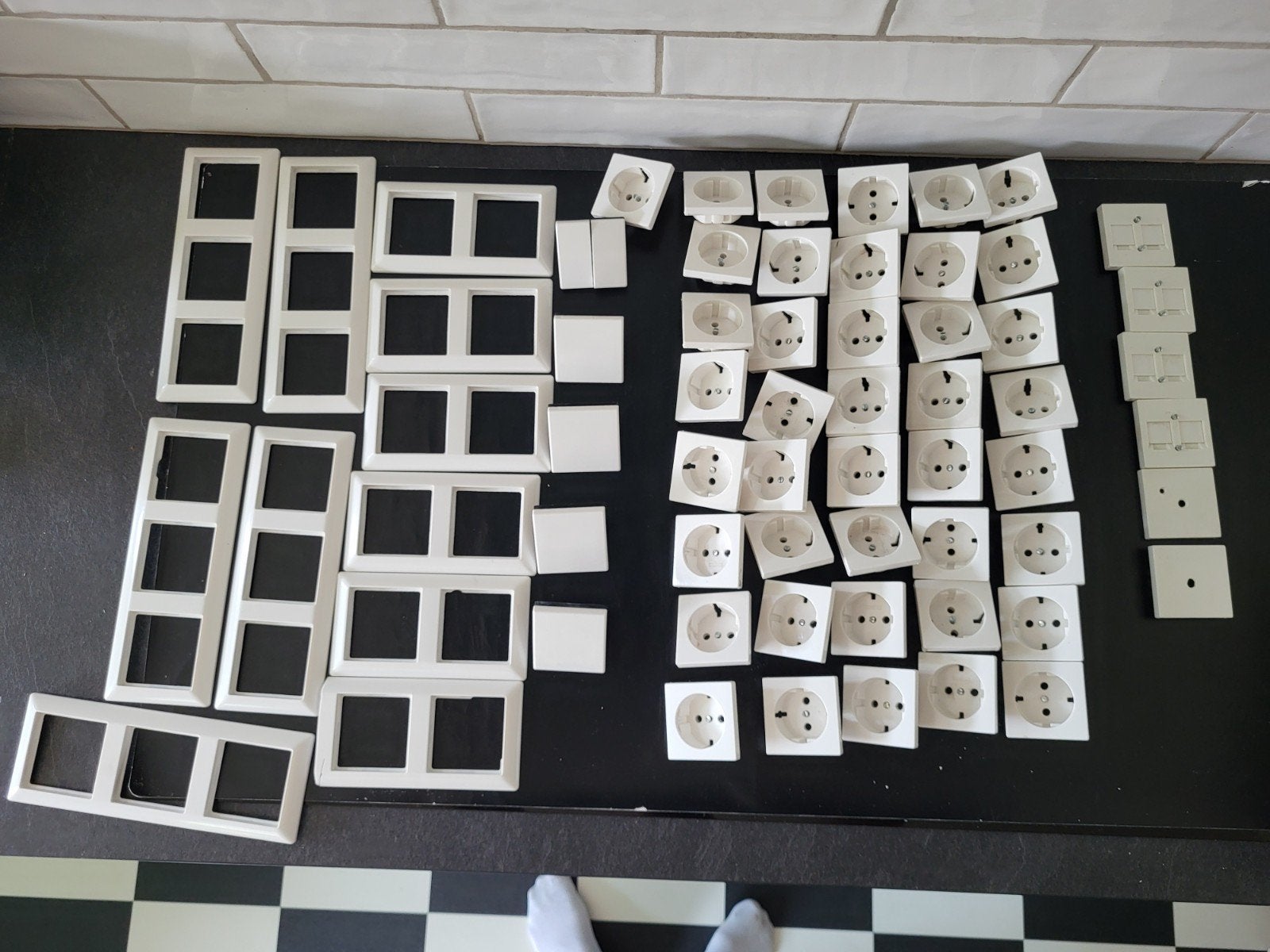 ≥ Jung AS500 afdekplaten en stopcontacten (m2405089821) — Elektra en ...