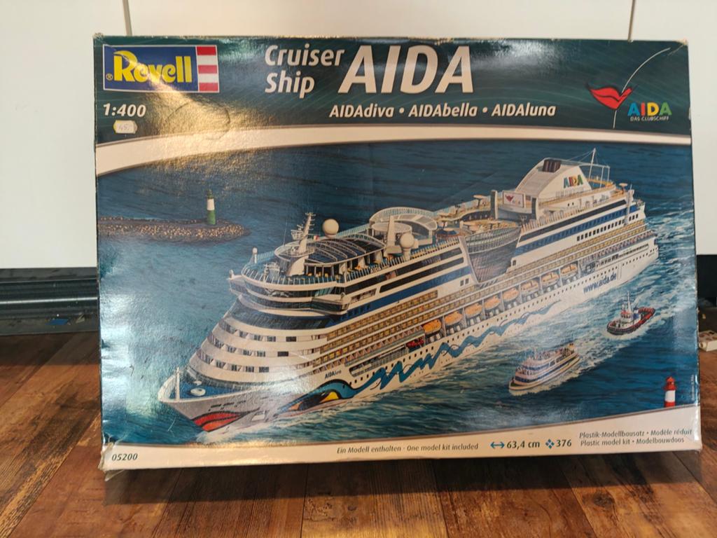 ≥ Cruise schip Aida 1/400 Revell nieuw in doos +verf en lijm ...