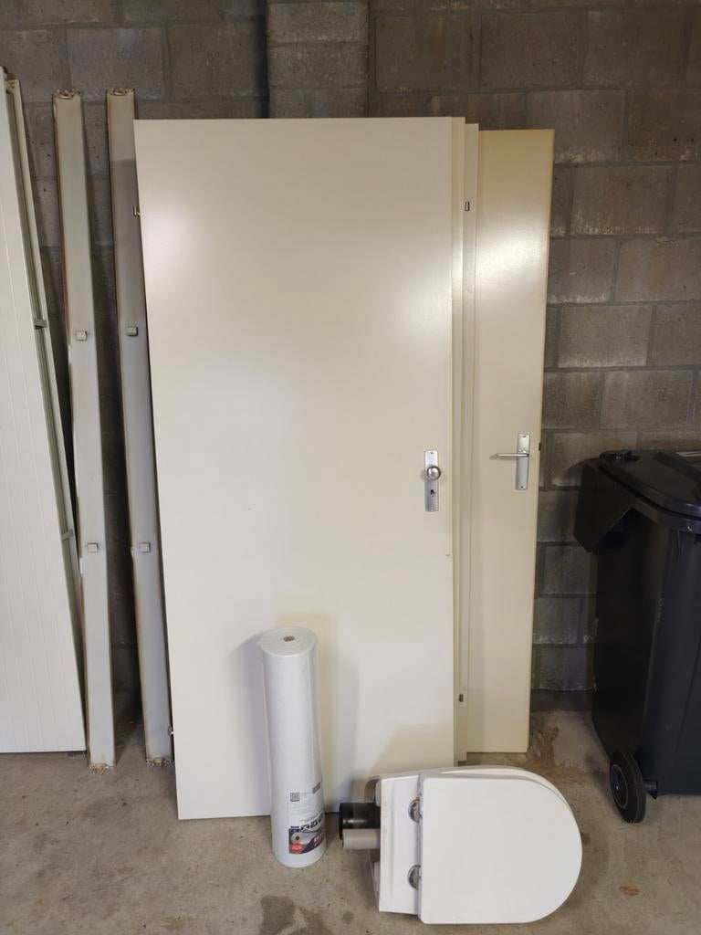 ≥ 4 binnendeuren 90x200 cm, goede staat, incl. wc-deur — Deuren en ...