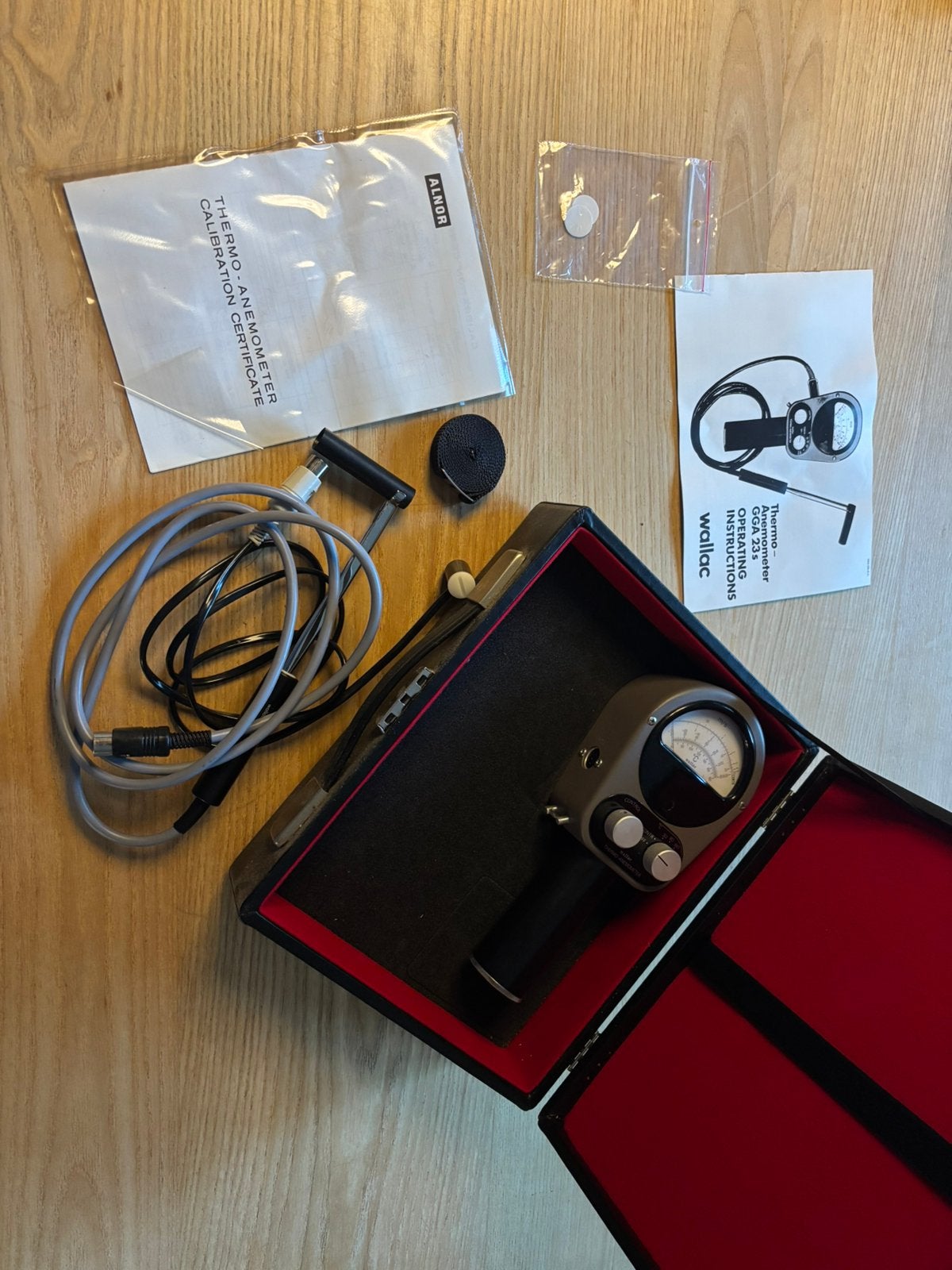 ≥ Wallac thermo-anemometer — Antiek | Gereedschap en Instrumenten ...