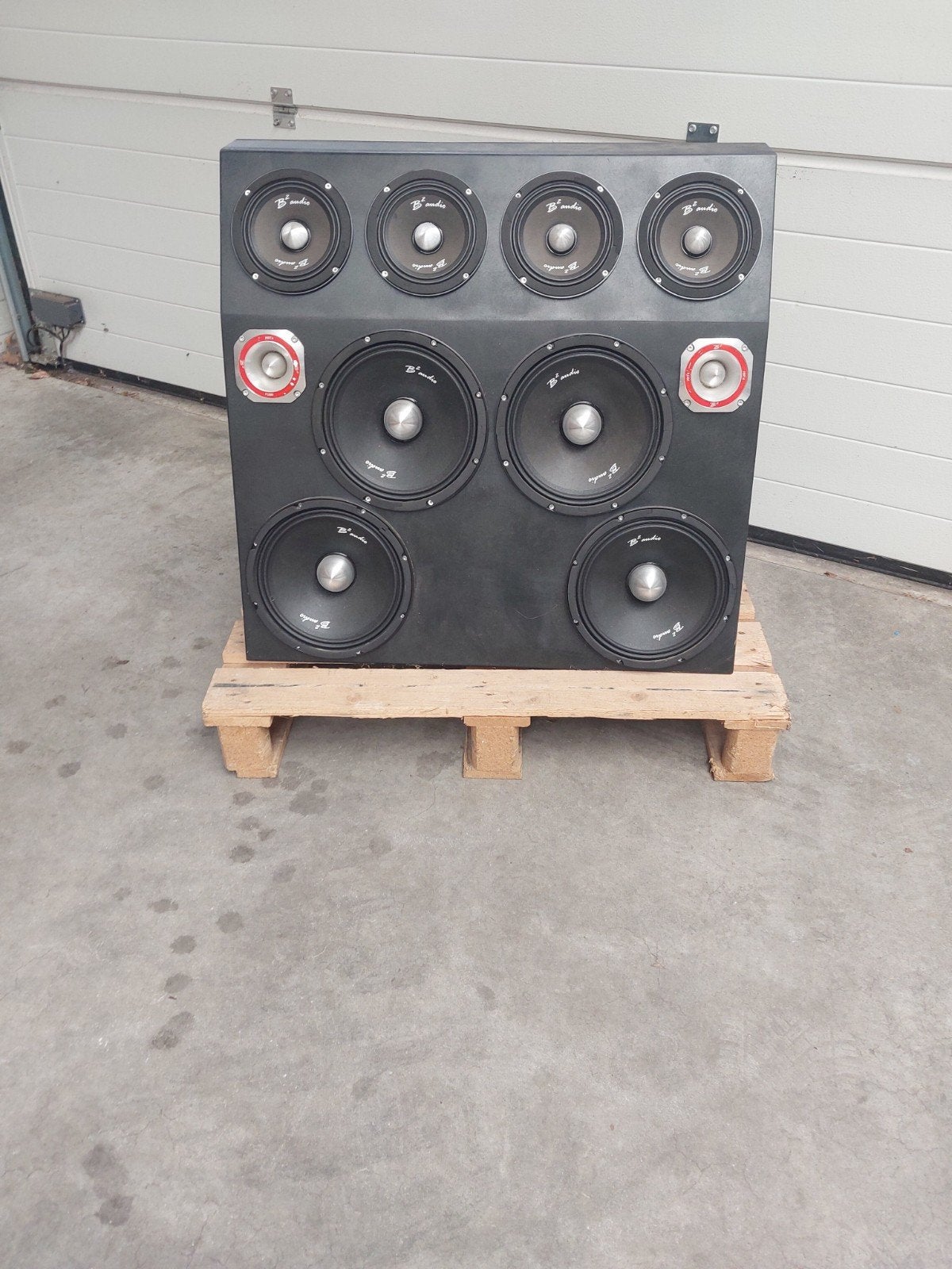 ≥ B2 car audio speakers in kist — Luidsprekers — Marktplaats
