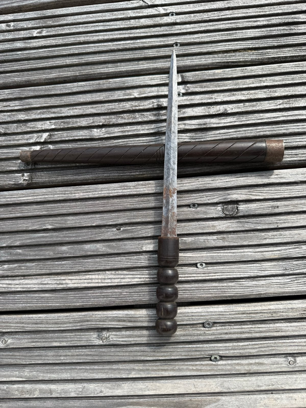 ≥ Antieke wandelstok met verborgen dolk — Antiek | Overige Antiek ...
