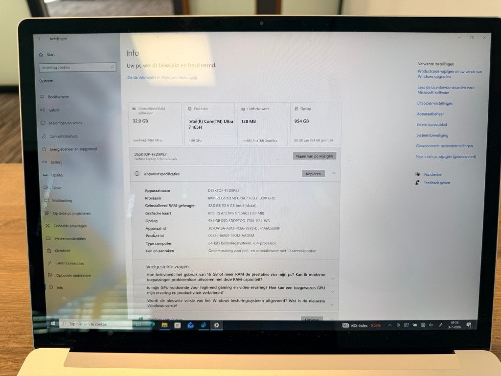 Surface Laptop 6 | 15" | Ultra 7 | 32GB | 1TB SSD (m2416492214 ...