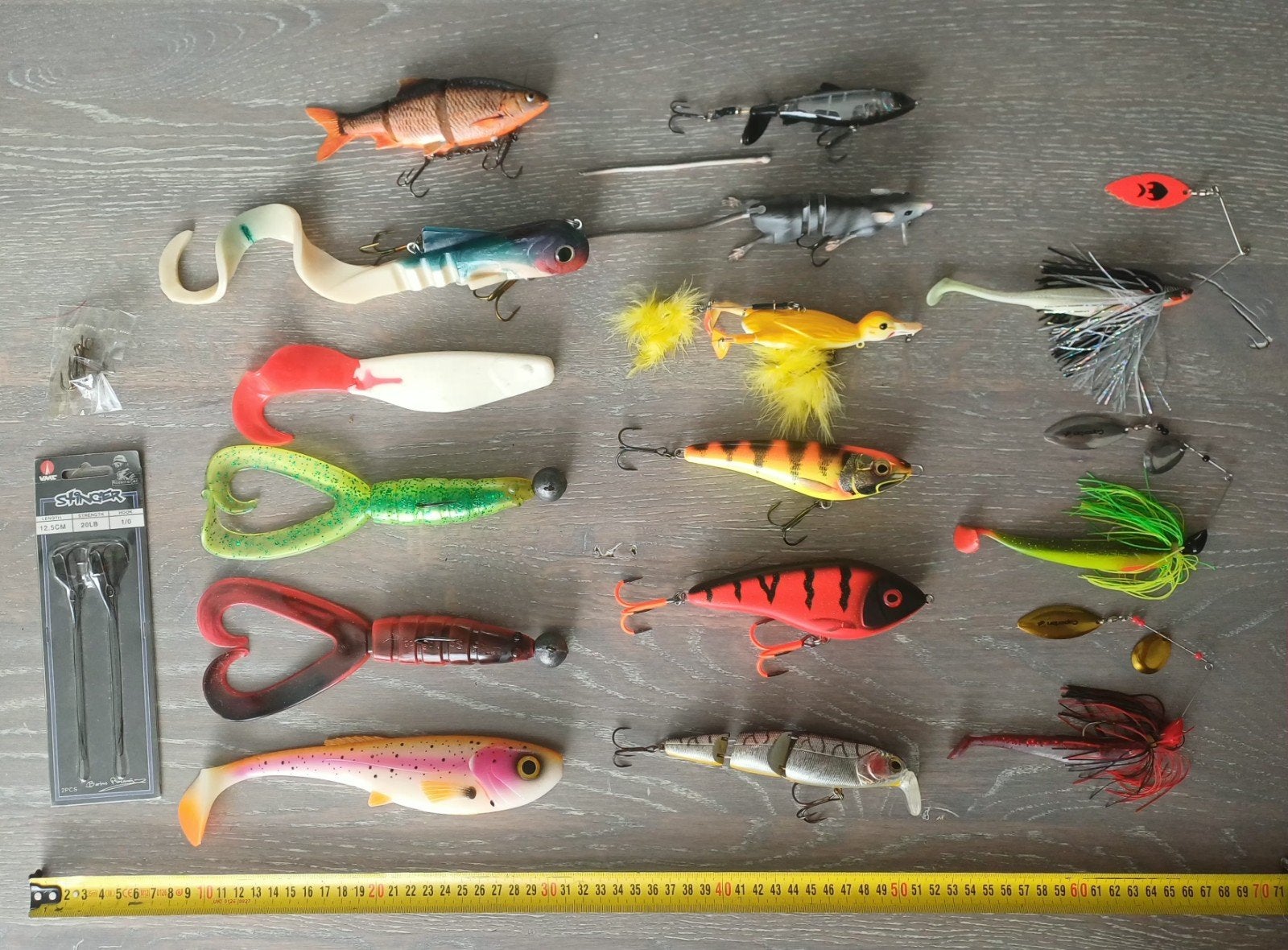 ≥ Grote kunstaas set snoek — Hengelsport | Roofvissen — Marktplaats
